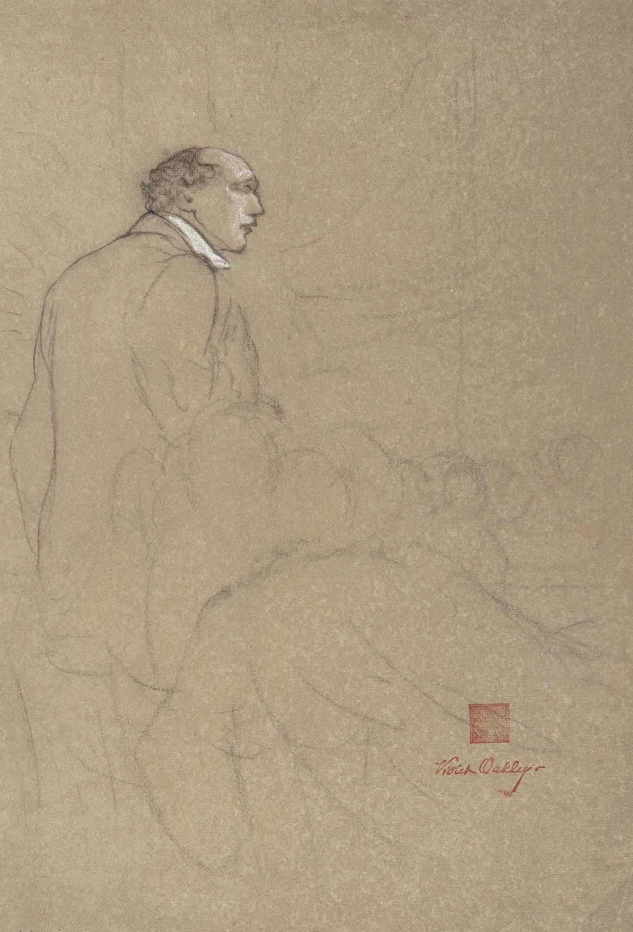 Portrait study of Robert Cecil, 1st Viscount Cecil of Chelwood ...