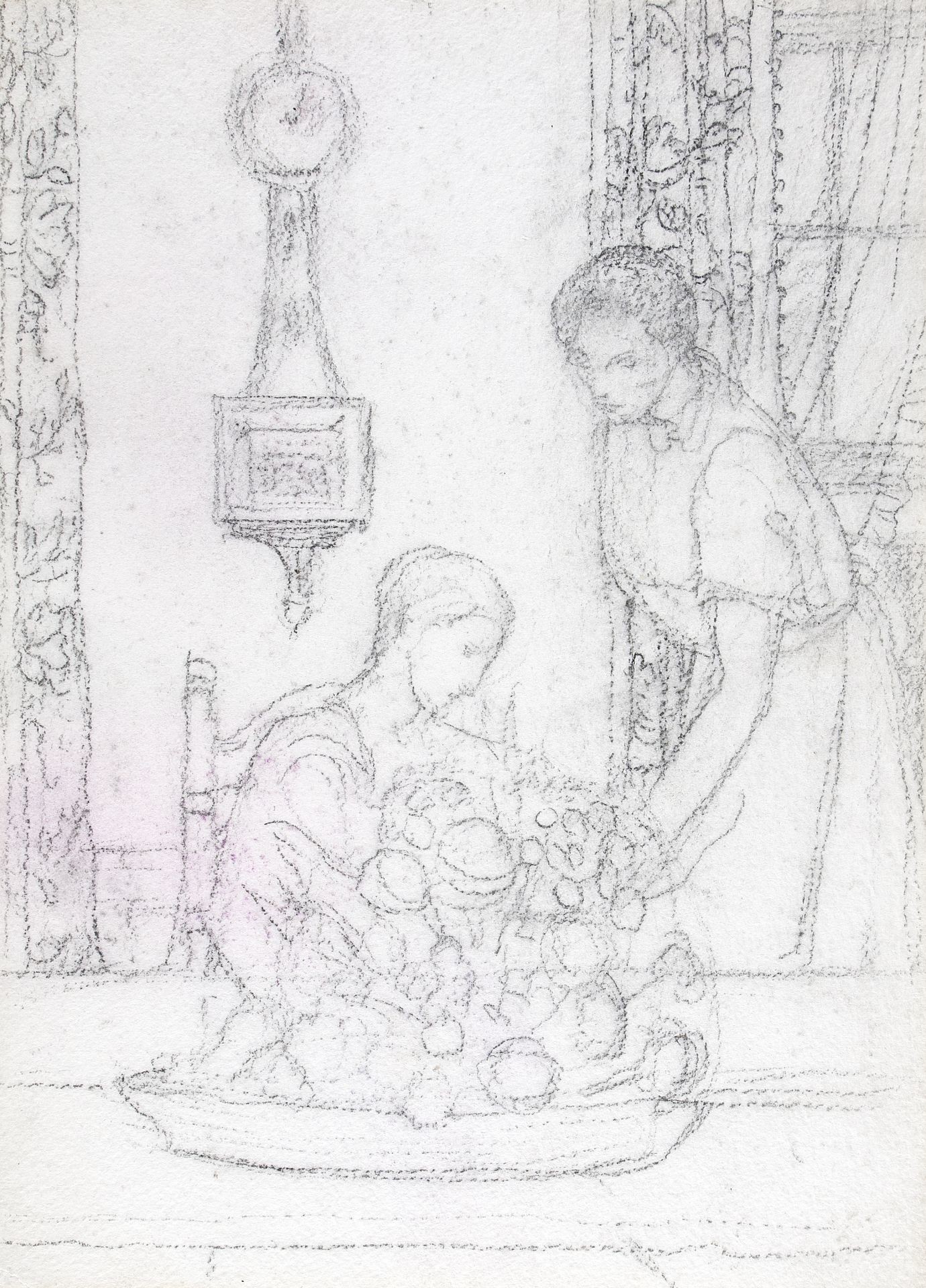 Portrait study of Edith Emerson and Emma - Woodmere Art Museum