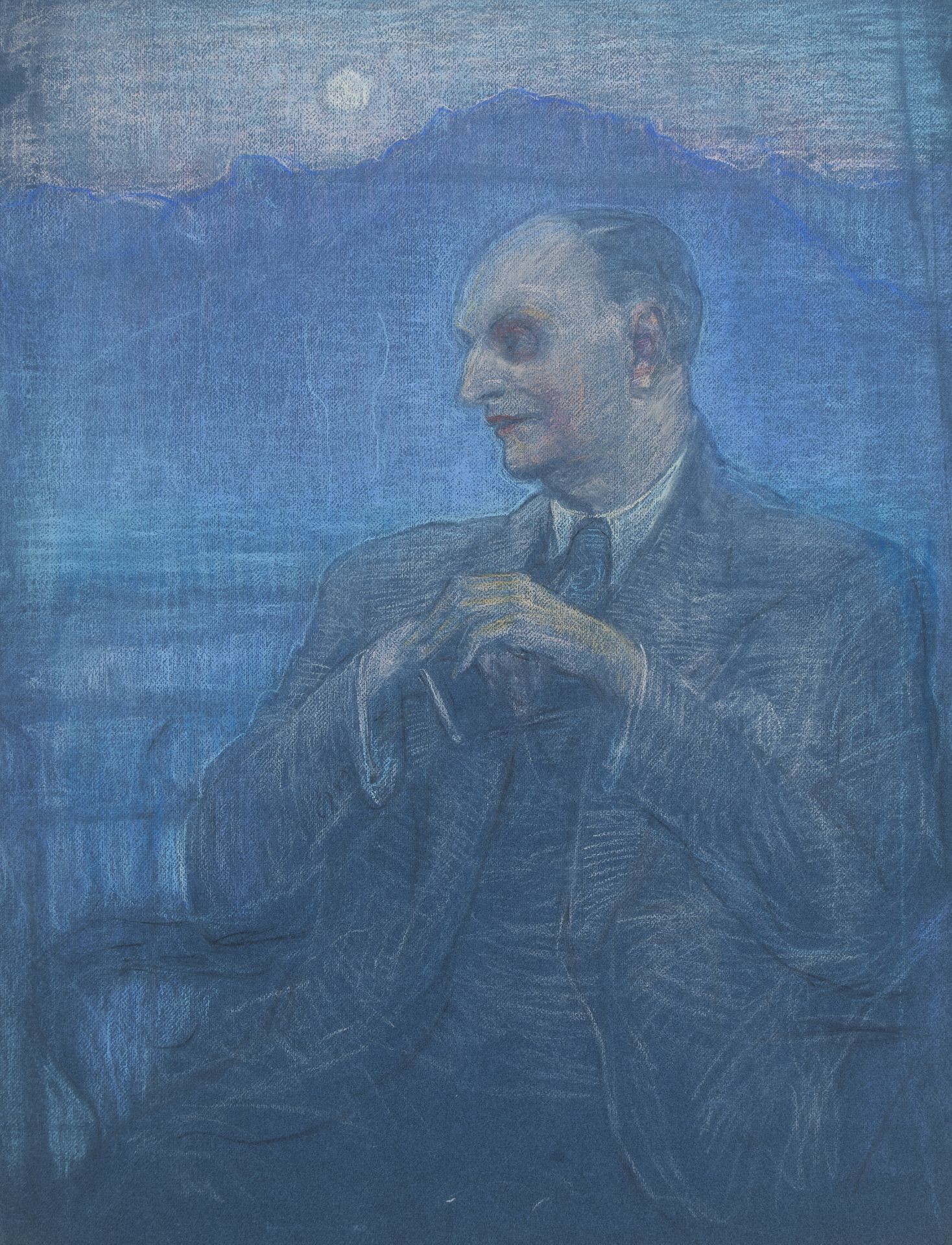 Portrait study of Frank Buchman, founder, Moral Re-Armament - Woodmere ...