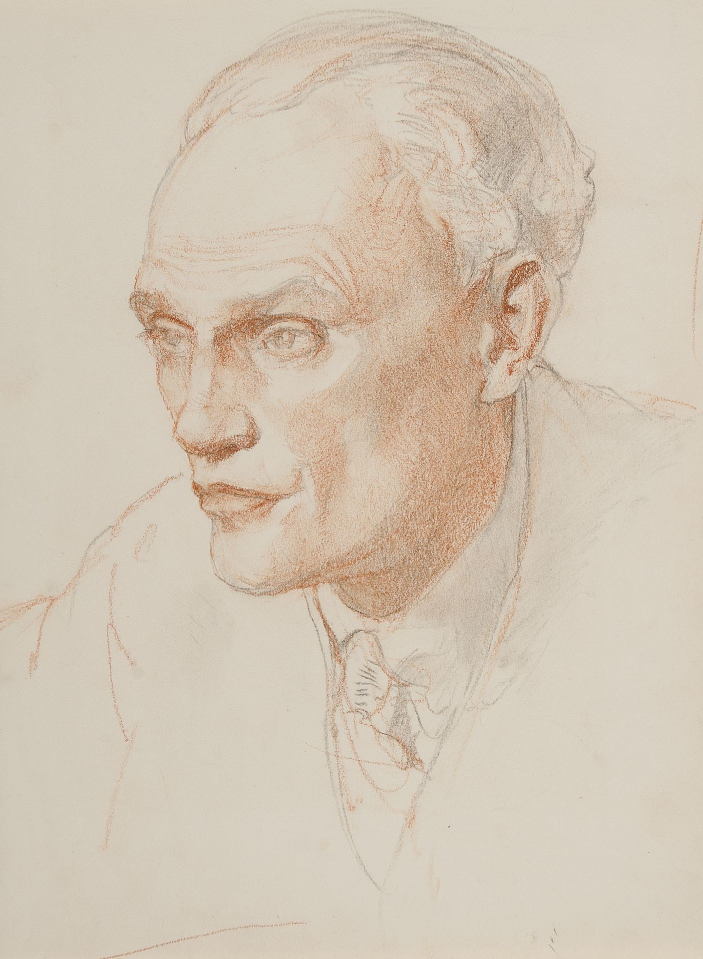 Portrait study of unidentified man - Woodmere Art Museum