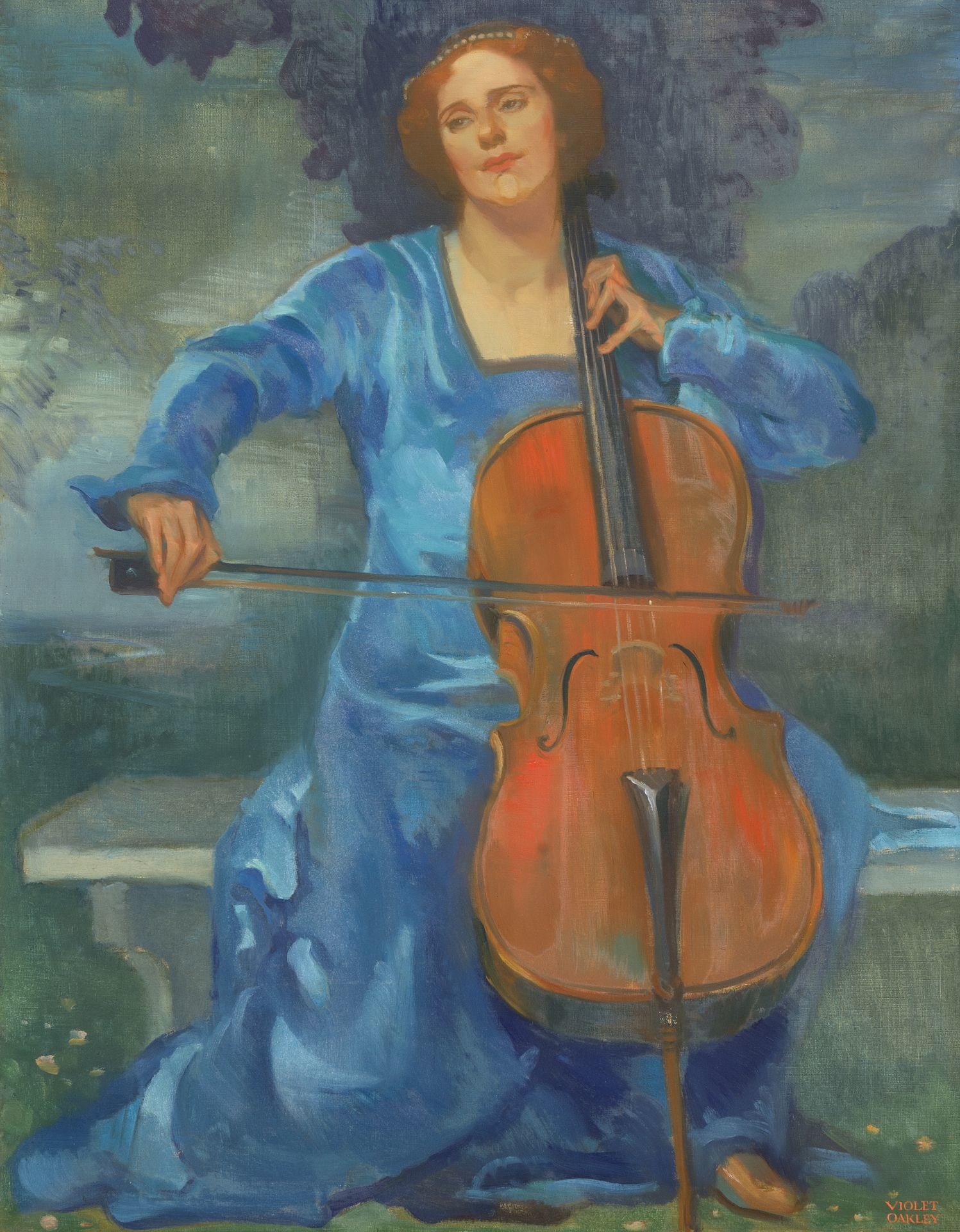 Beatrice Harrison, "The Lady of the Nightingales" [Woman with Cello ...