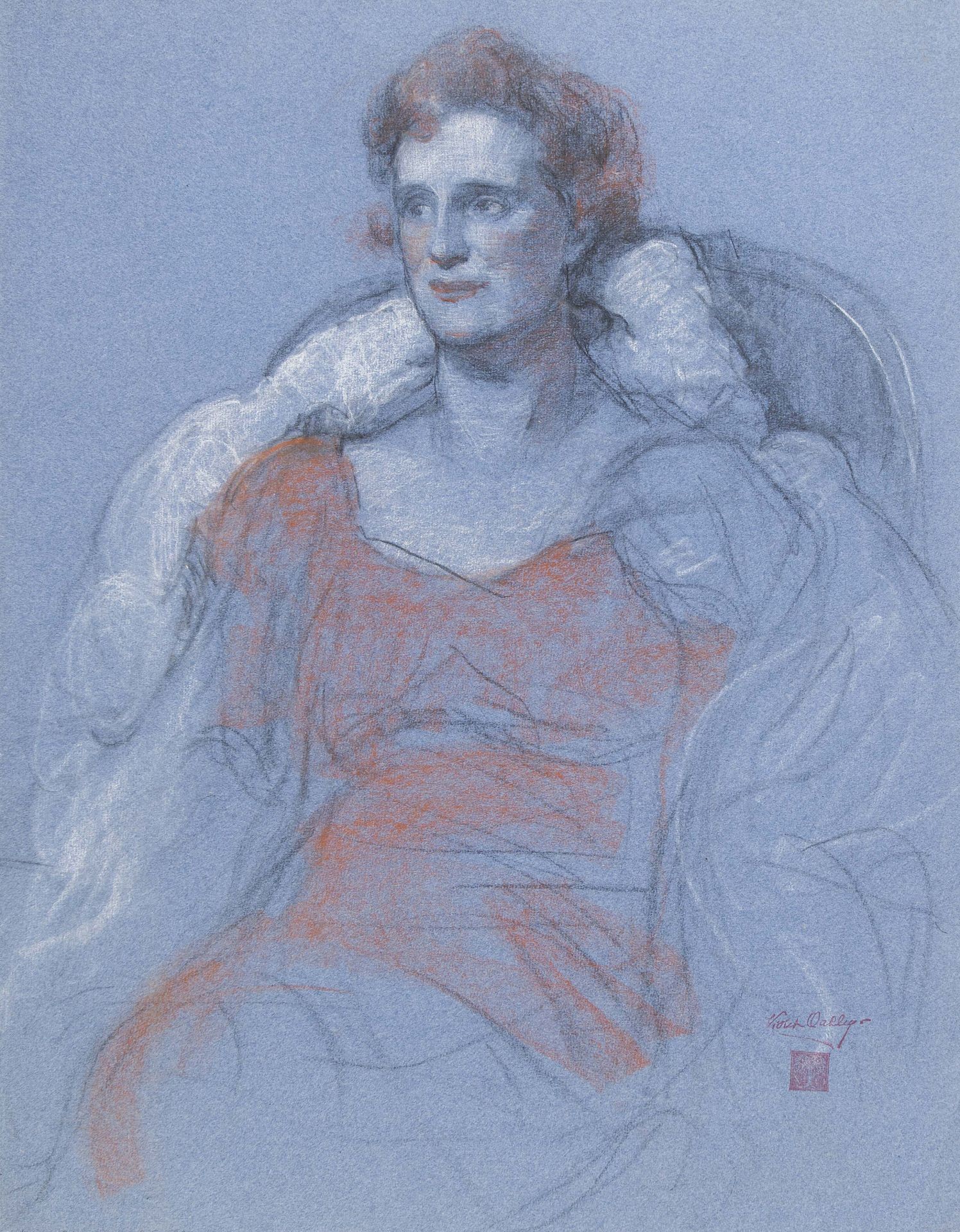 Portrait study of Miss Elinor Ann McCaulley - Woodmere Art Museum