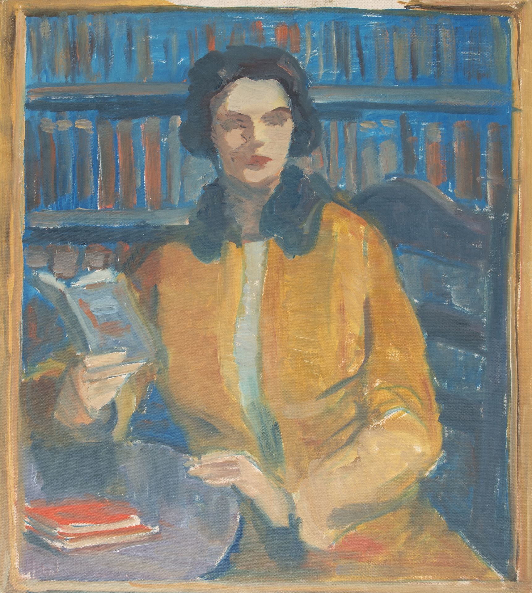 Portrait study of Mrs. John Y. Huber (Caroline Roberts Miller Huber ...