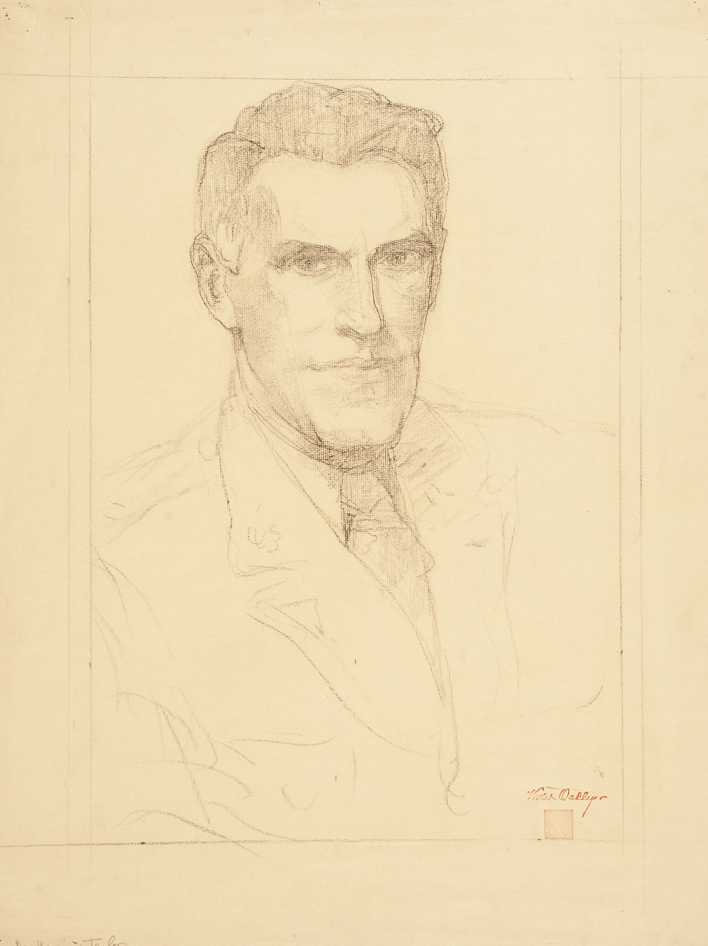 Portrait study of Dr. Norman Taylor - Woodmere Art Museum