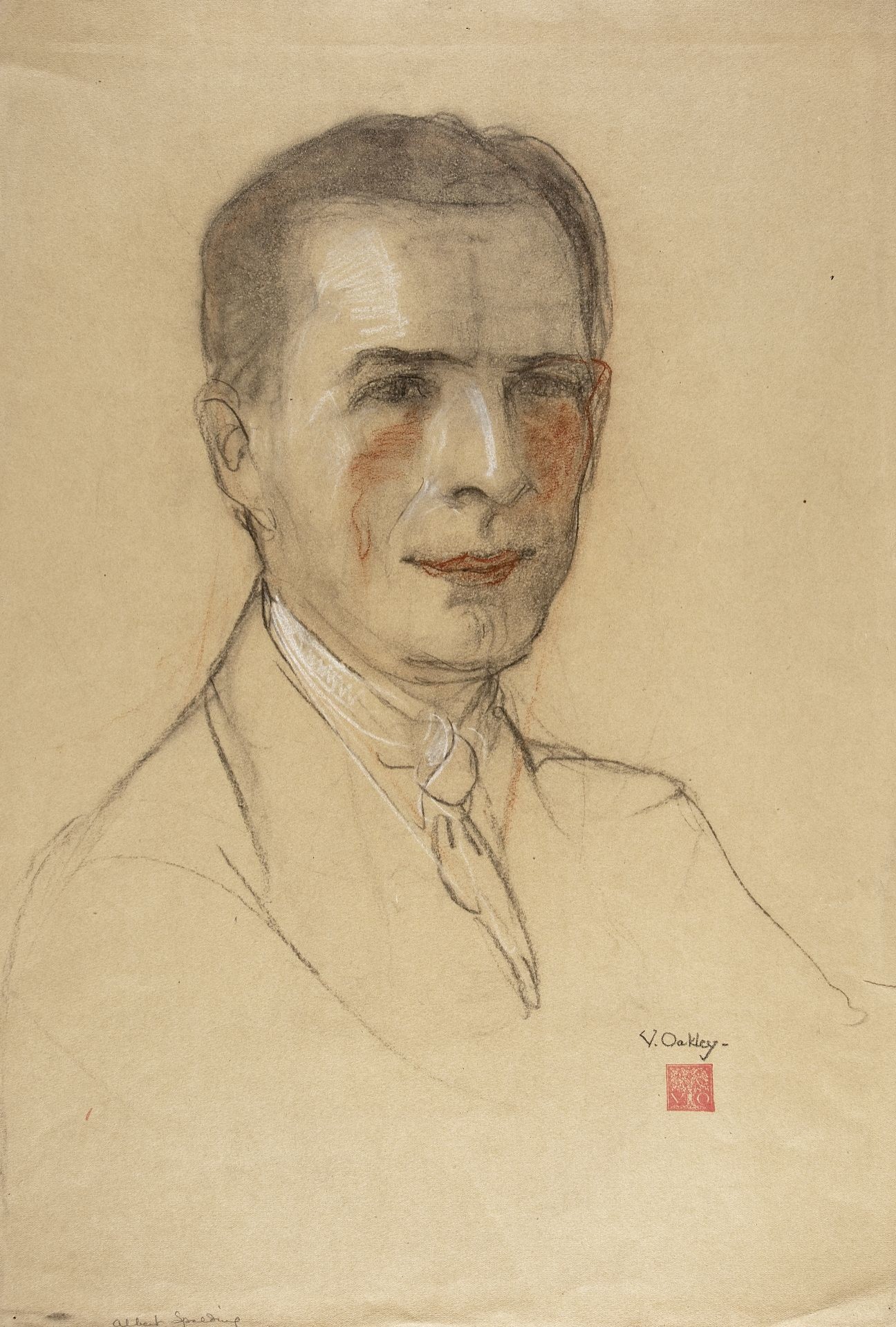 Portrait study of Albert Spalding - Woodmere Art Museum