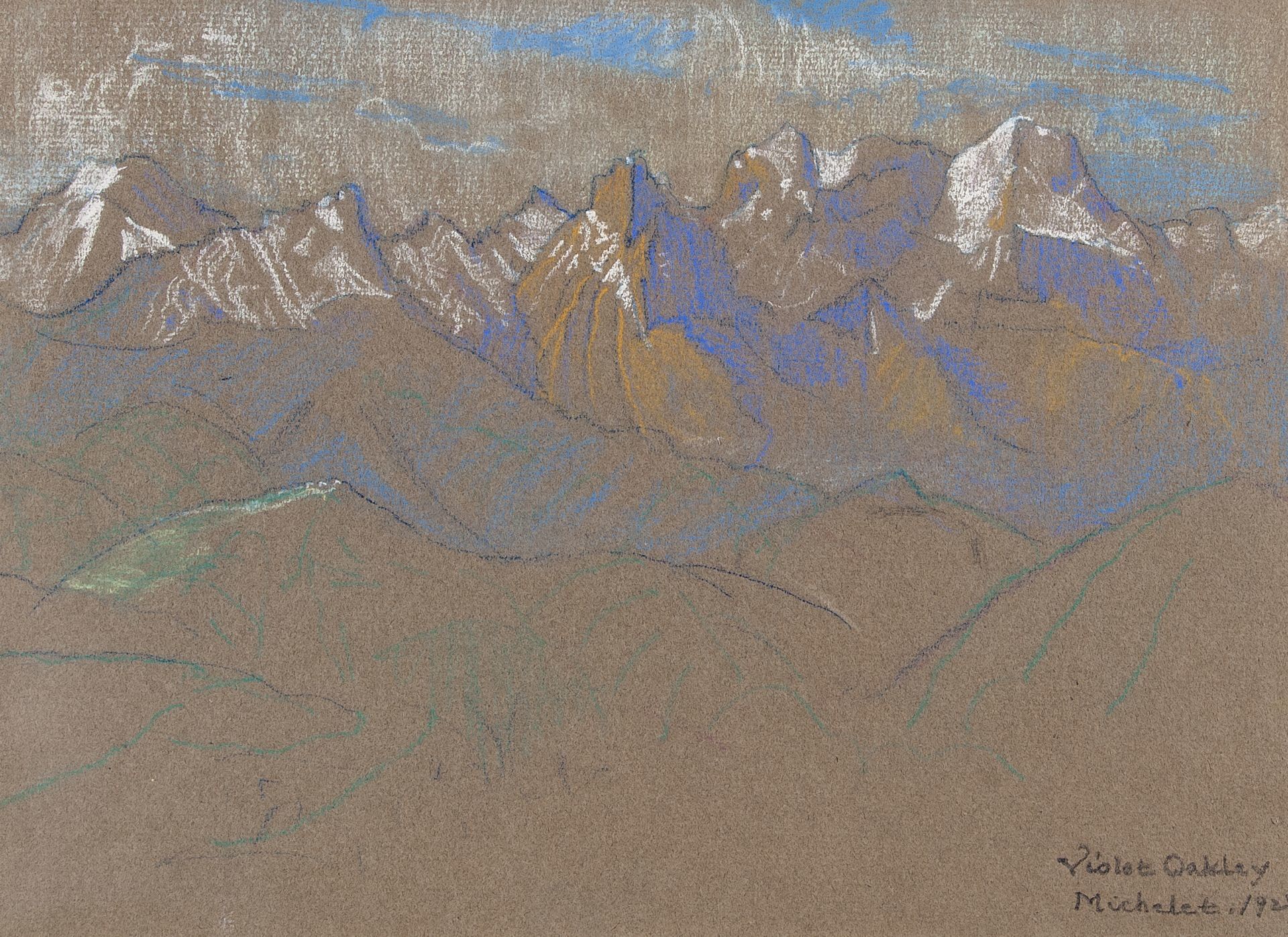 Snow Peaks: Michelet(?) - Woodmere Art Museum